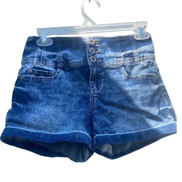 NOBO | Shorts | Nobo No Boundaries Button Yolk Denim High Rise Blue ...